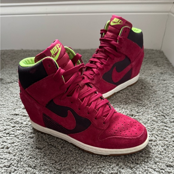 Nike | Shoes | Nike Dunk Sky High Hidden Wedge Sneakers | Poshmark